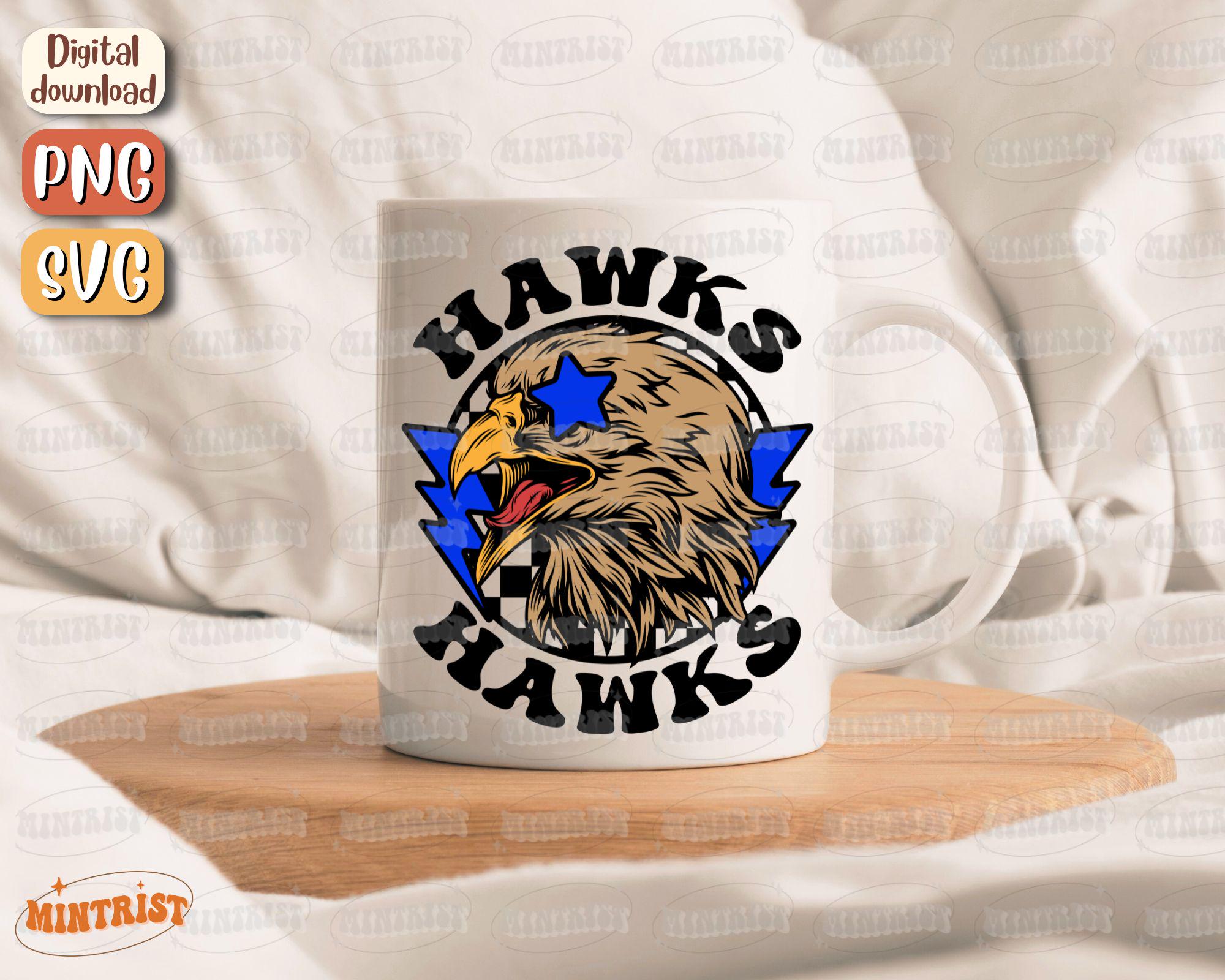 Hawks Mascot Svg, Hawks Svg, Hawks Football Svg, Hawks PNG, Hawks ...