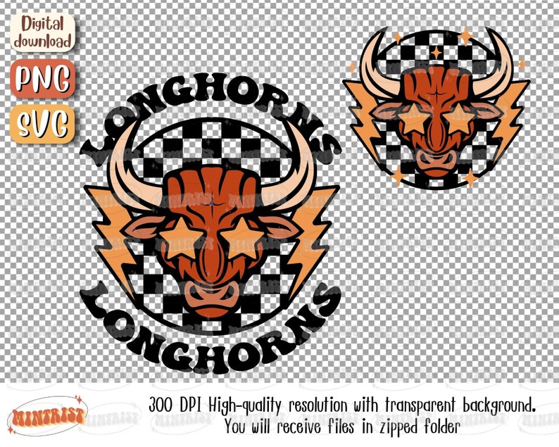 Longhorns Mascot Svg, Longhorns Svg, Mascot Png, Longhorn Football Svg ...
