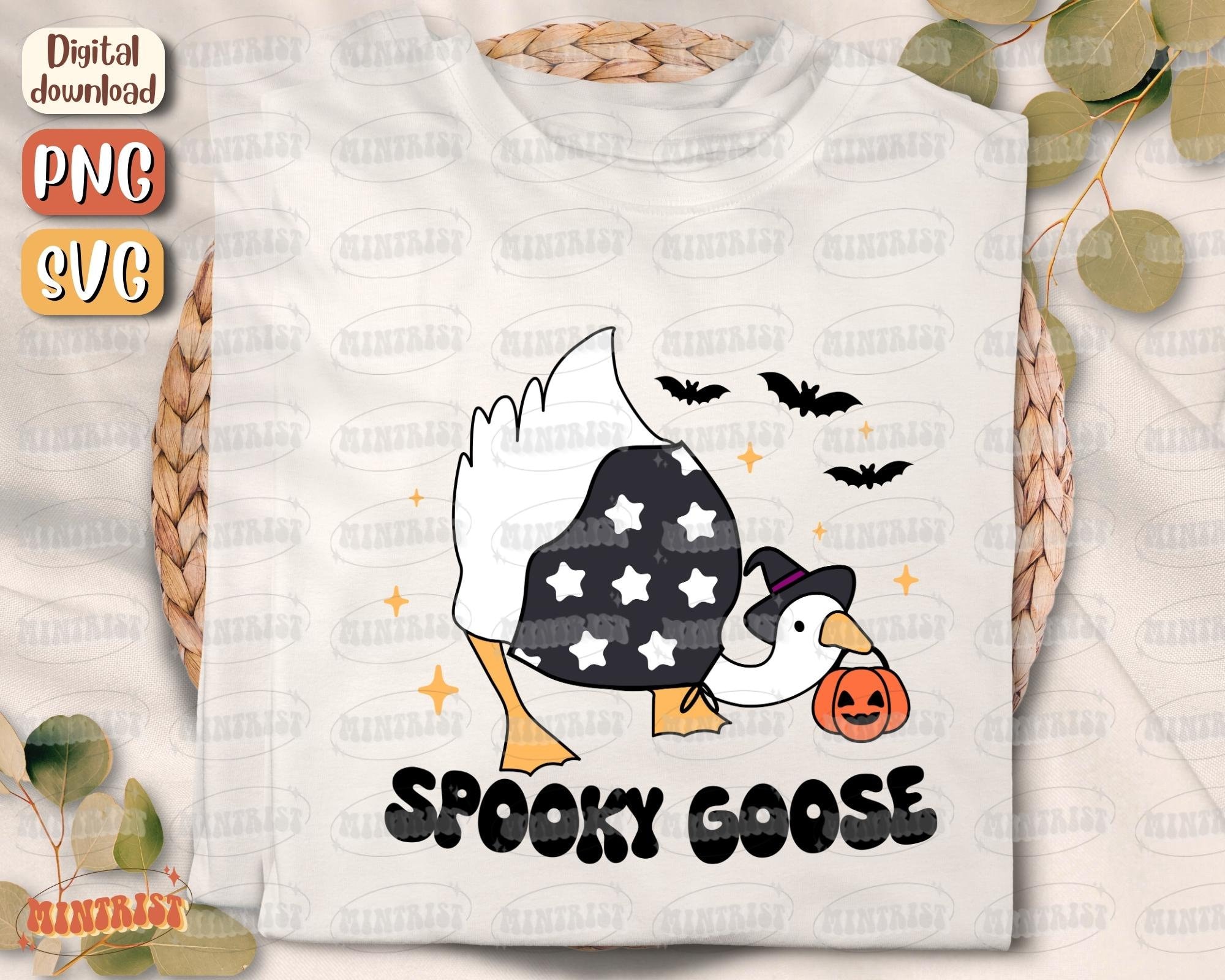 Spooky Goose Svg Silly Goose Svg Silly Goose on the Loose - Etsy Australia
