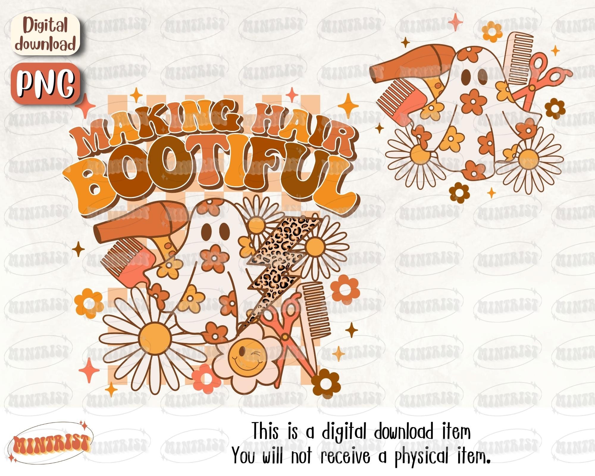 Making Hair Bootiful Png, Boojee Ghost, Spooky Pumpkin Png, Bootiful ...