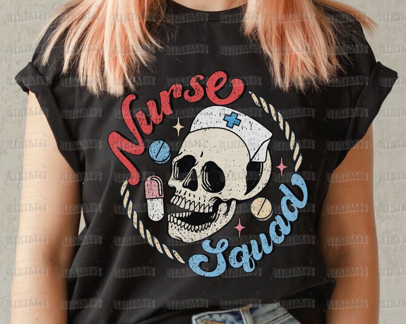 Nurse Squad Skeleton PNG, Medical Assistant, 4th July, America, Digital ...