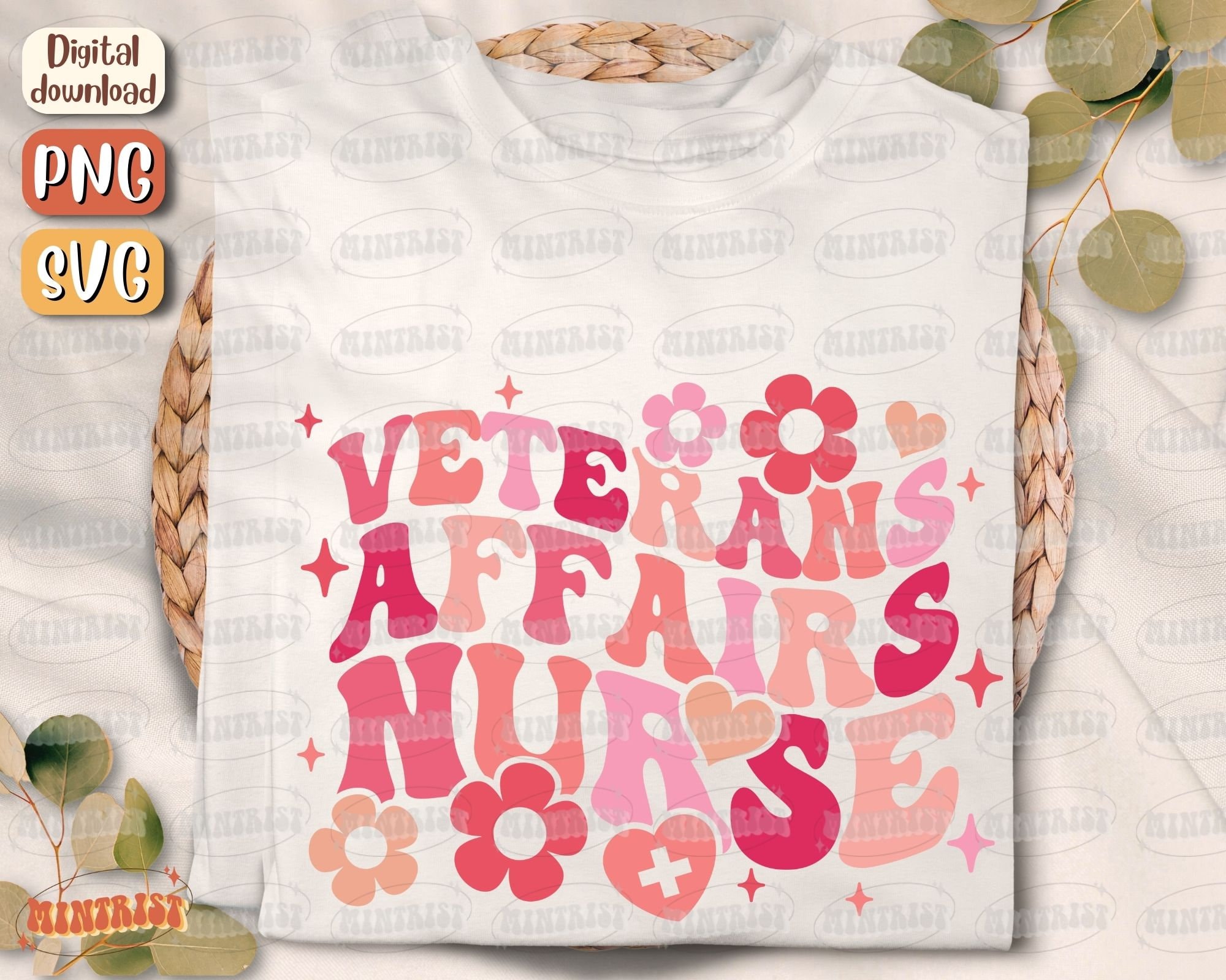 VA Nurse Svg, Veterans Affairs Nurse, Nurse Shirt Png, Files for Cricut ...