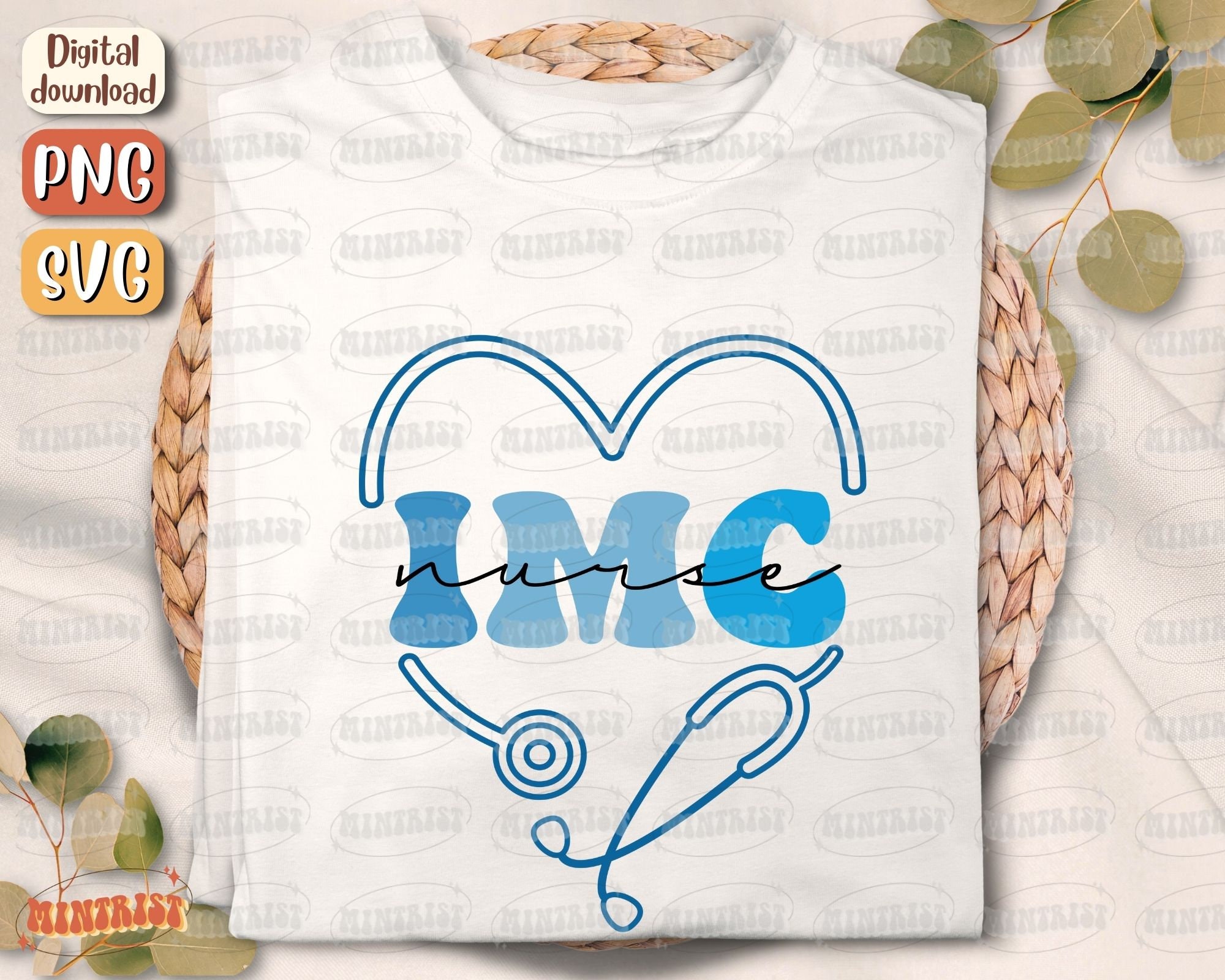 IMC Nurse Svg, Intermediate Care Unit Nurse, Nurse Png, Files for ...