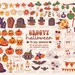Cute Groovy Retro Halloween Clipart Bundle, Sublimation Bundle, PNG ...