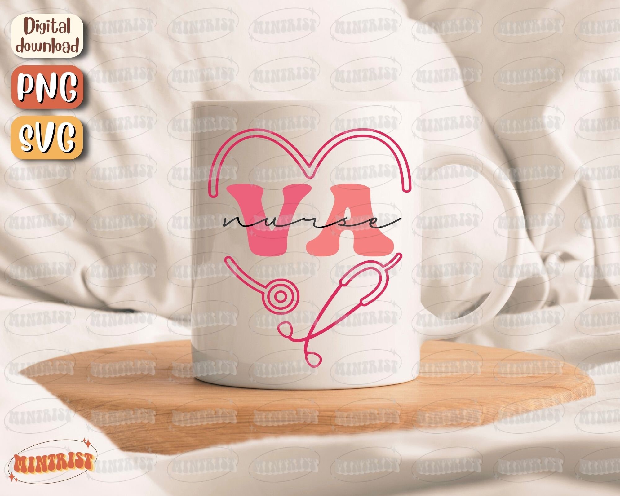 VA Nurse Svg, Veterans Affairs Nurse, Nurse Shirt Png, Files for Cricut ...