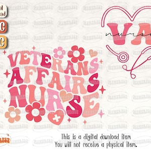 VA Nurse Svg, Veterans Affairs Nurse, Nurse Shirt Png, Files for Cricut ...