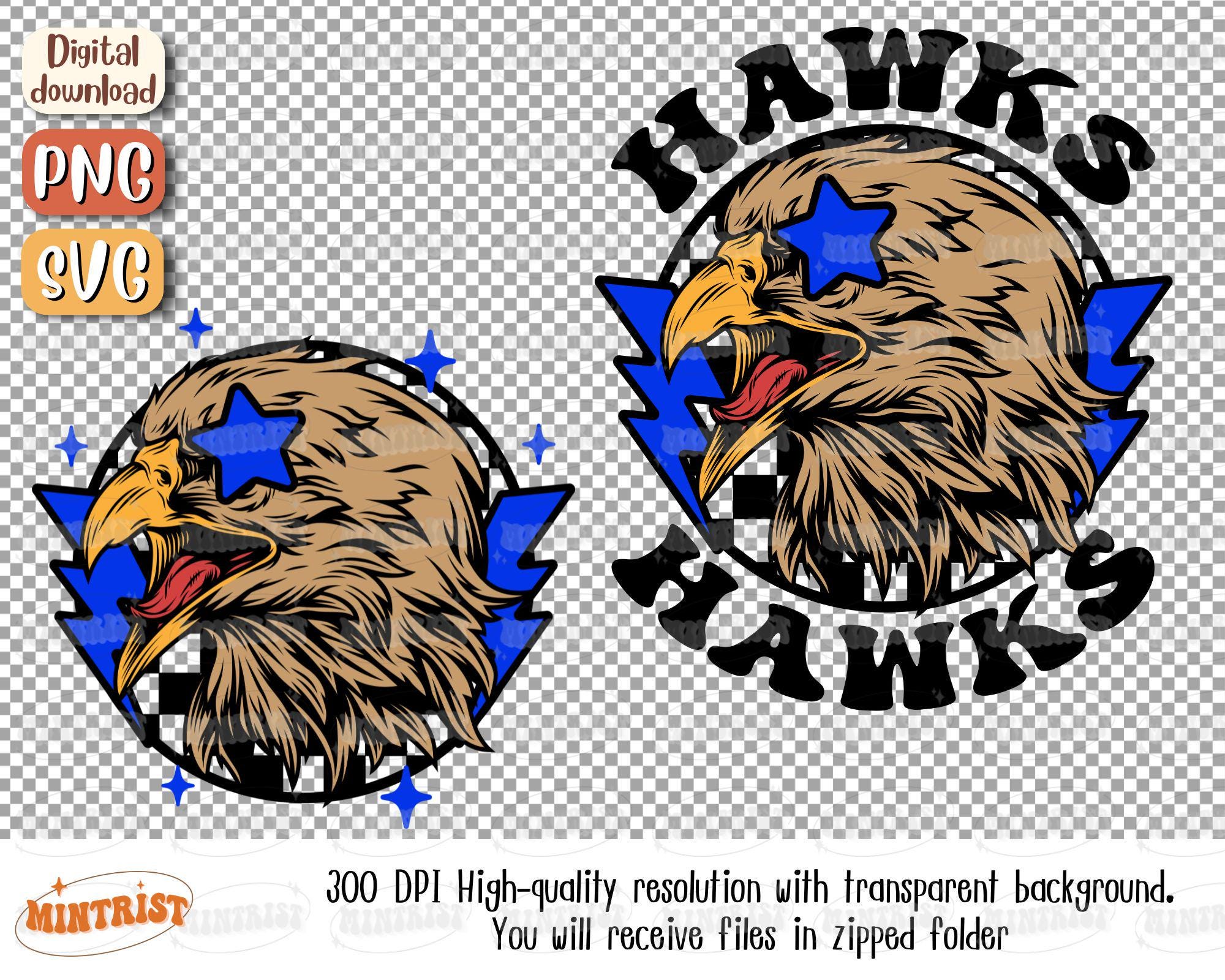 Hawks Mascot Svg, Hawks Svg, Hawks Football Svg, Hawks PNG, Hawks ...