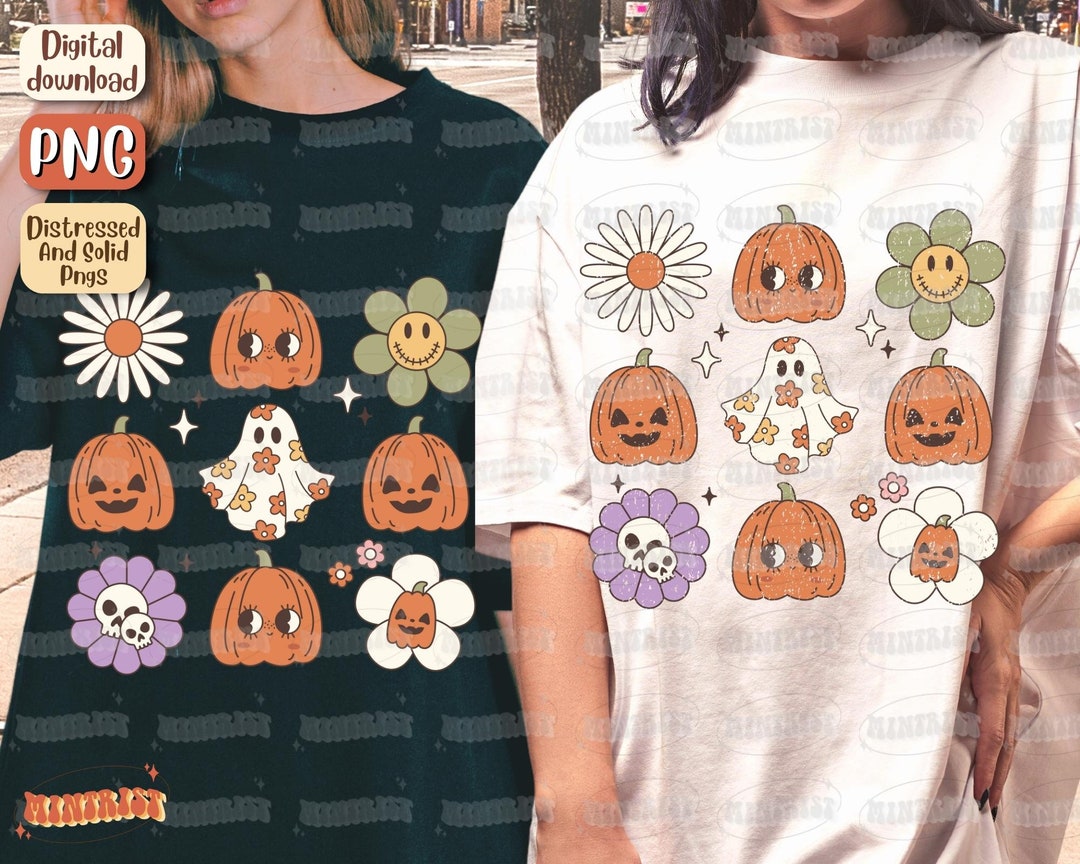 Retro Halloween Png, Spooky Vibes Png, Boo Vibes Png, Halloween Pumpkin ...