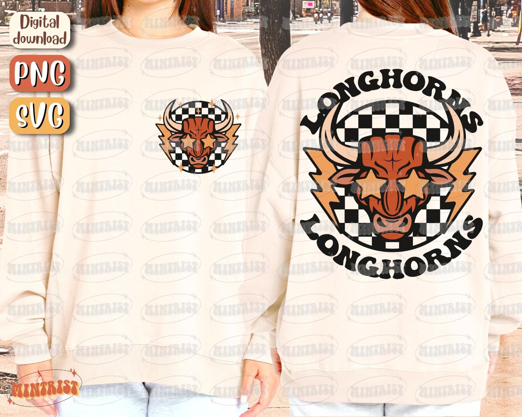 Longhorns Mascot Svg, Longhorns Svg, Mascot Png, Longhorn Football Svg ...