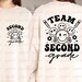Team Second Grade Svg, Retro Smiley Face, Back to School Png, 2nd Grade ...