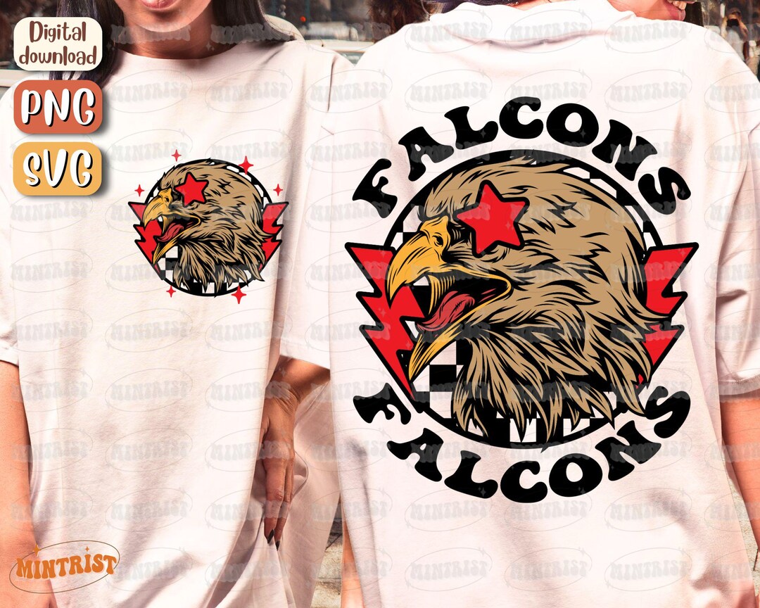 Falcons Mascot Svg, Falcons Svg, Mascot Png, Falcons Sport Team Svg ...