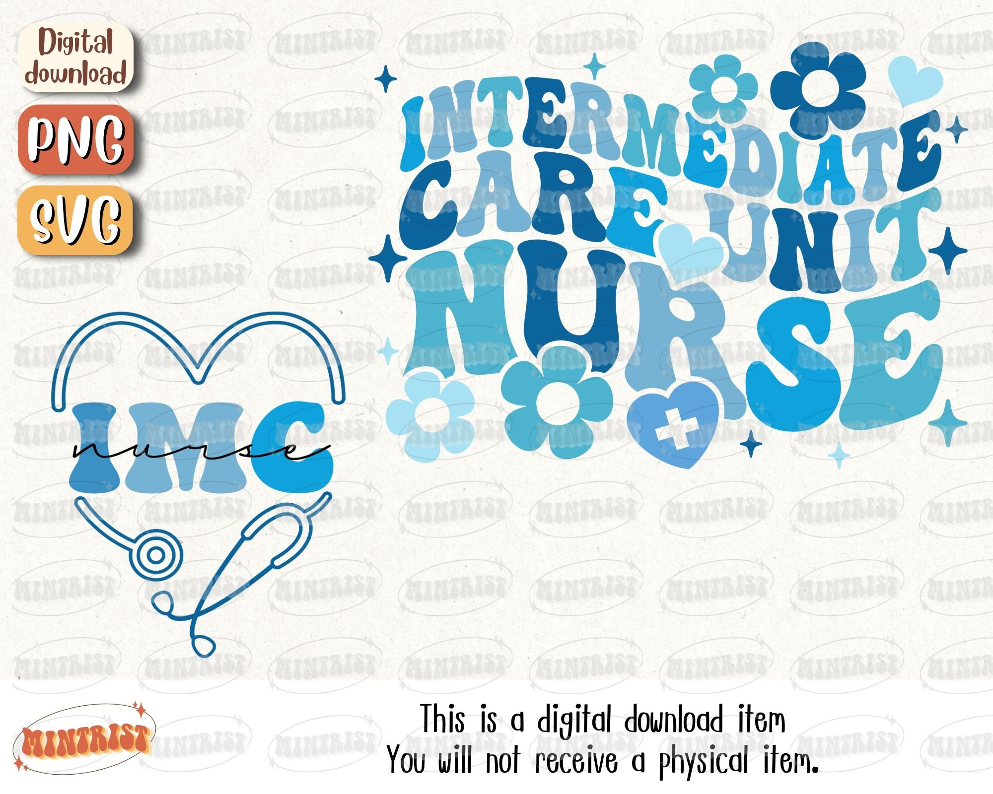 IMC Nurse Svg, Intermediate Care Unit Nurse, Nurse Png, Files for ...