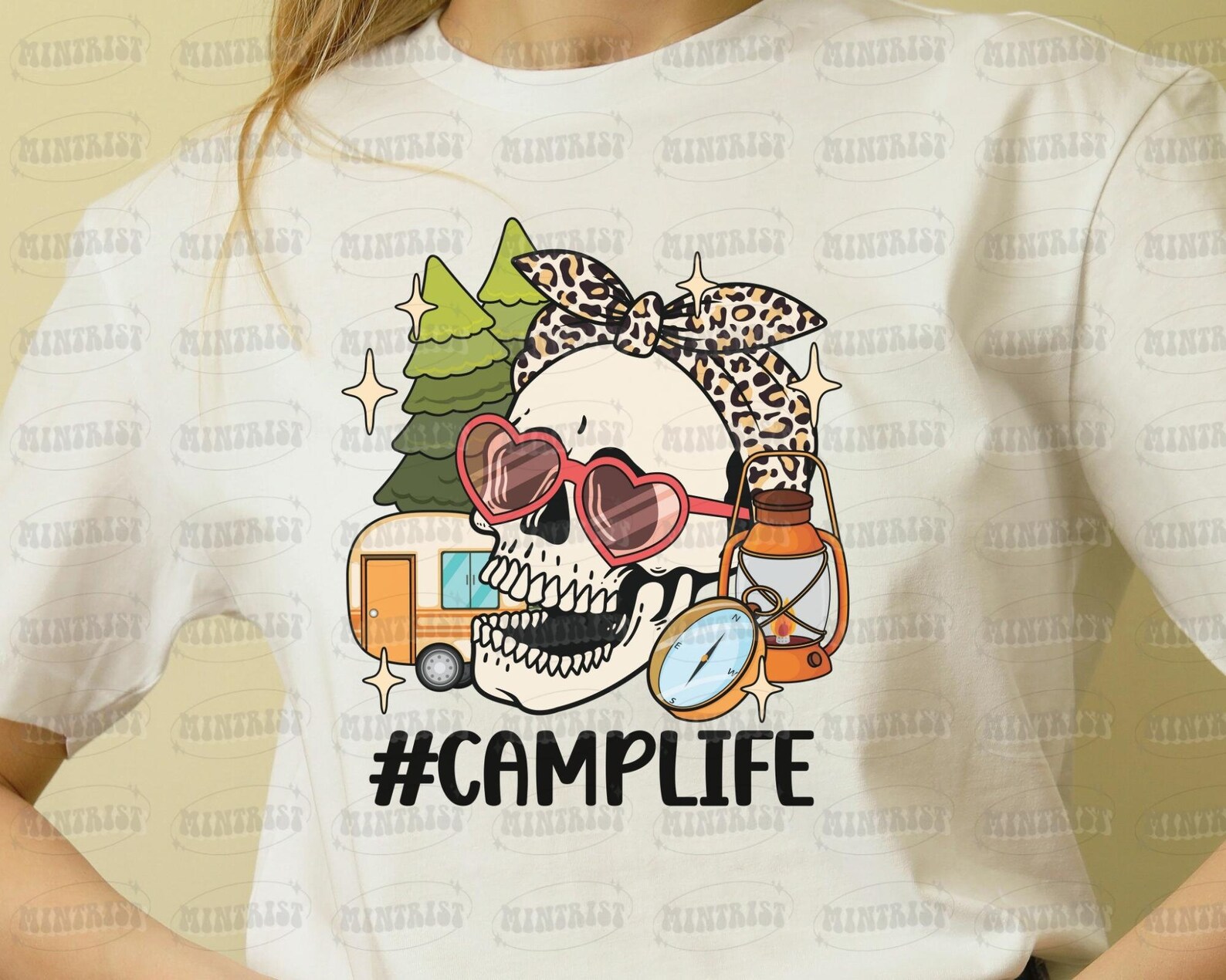 Camp Life Skeleton PNG, Funny Camping Skull Trip, Digital Download ...