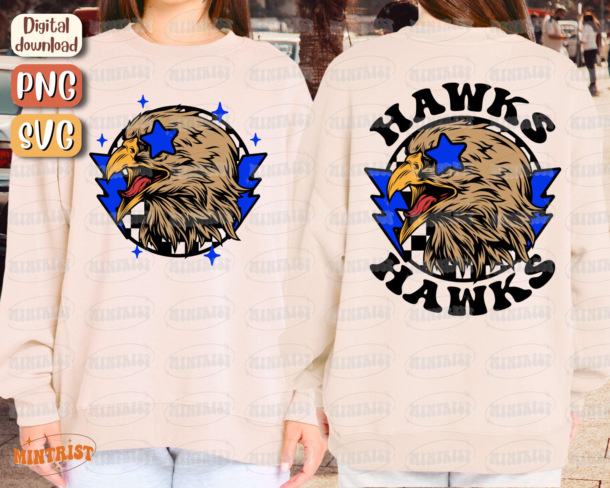 Hawks Mascot Svg, Hawks Svg, Hawks Football Svg, Hawks PNG, Hawks ...