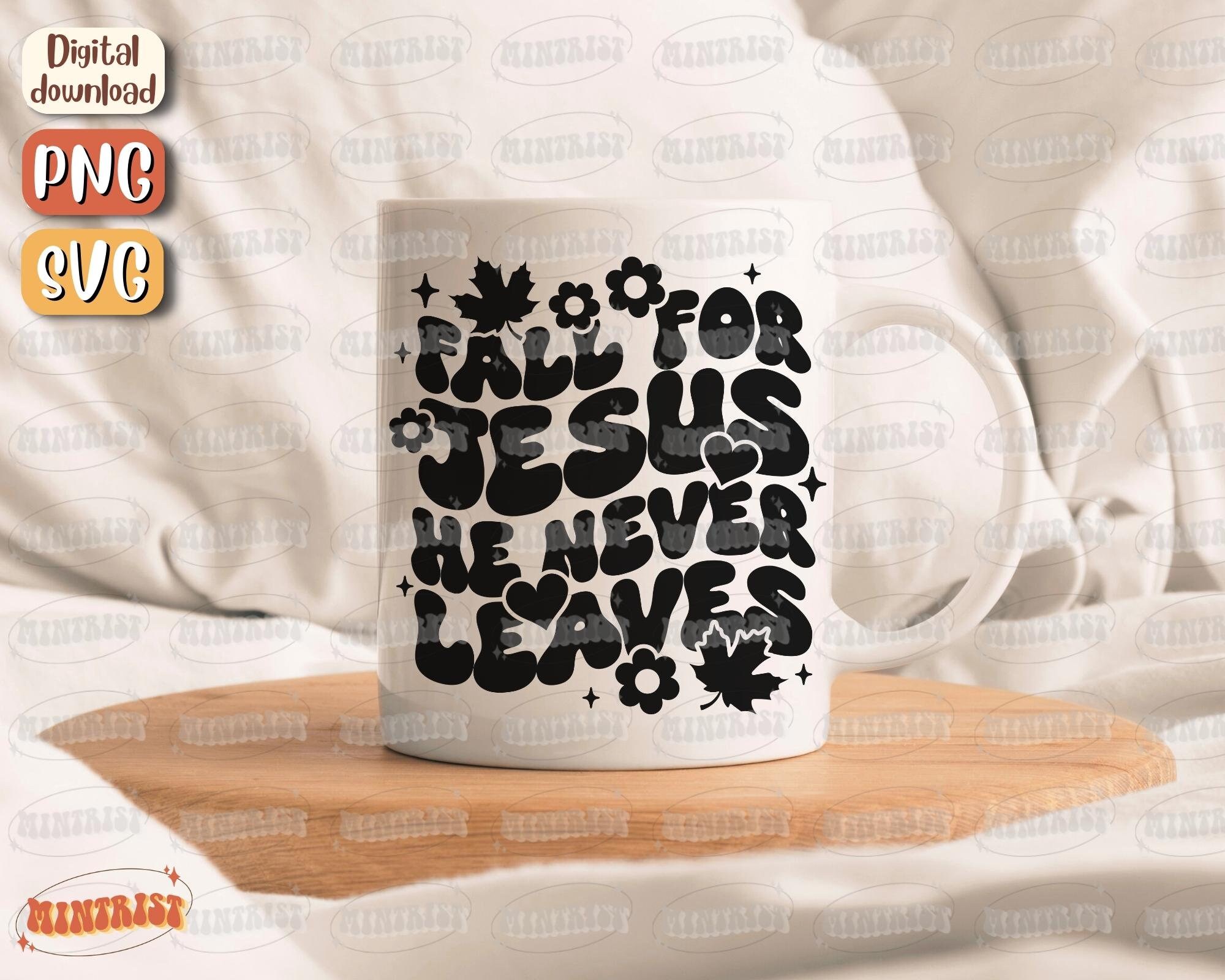 Fall for Jesus Svg, Falling for Jesus Svg, Autumn Season, Sublimation ...