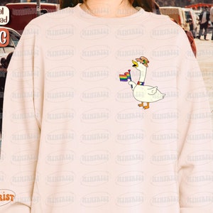 Silly Goose PNG, LGBT Goose Png, Trendy PNG, Pride Month, Funny Goose ...