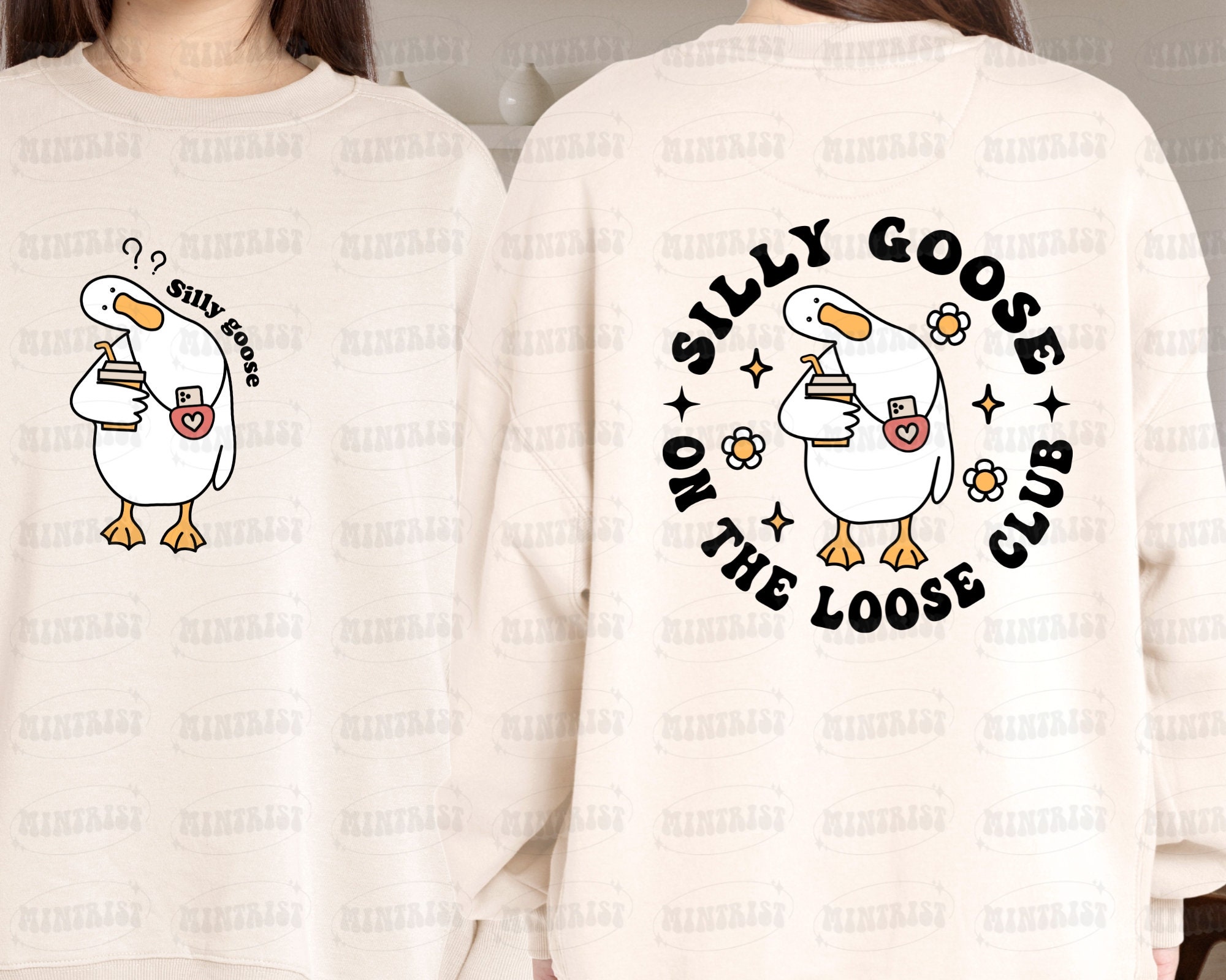 Silly Goose SVG PNG, Silly Goose on the Loose Club, Trendy SVG, in My ...