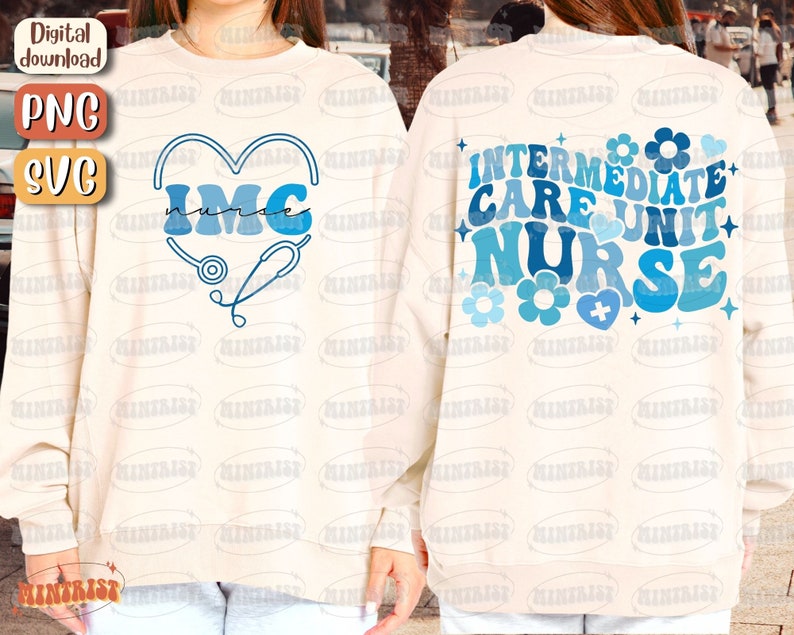 IMC Nurse Svg, Intermediate Care Unit Nurse, Nurse Png, Files for ...