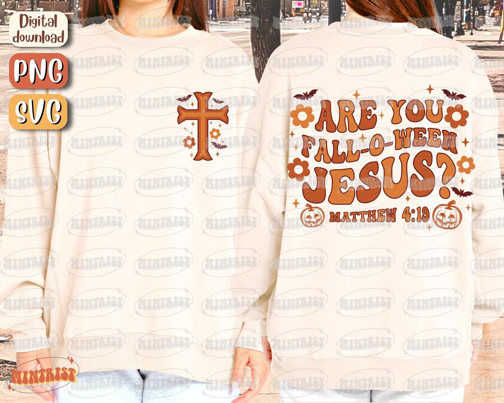 Fall-o-ween Jesus Svg, Are You Halloween Jesus Svg, Falling for Jesus ...