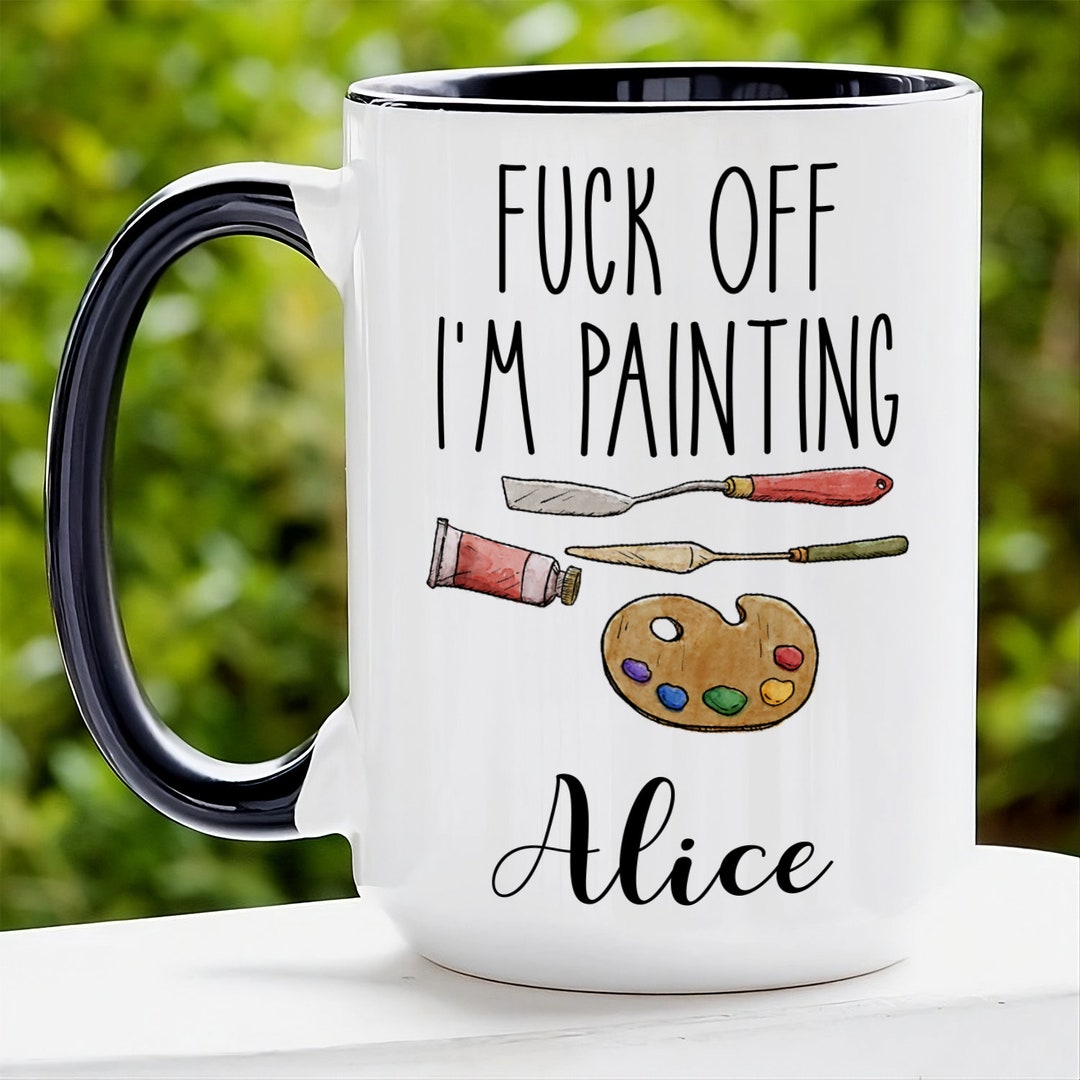 Personalized Painter Mug, Custom Painter Name, Artist Name Gift, Artist ...