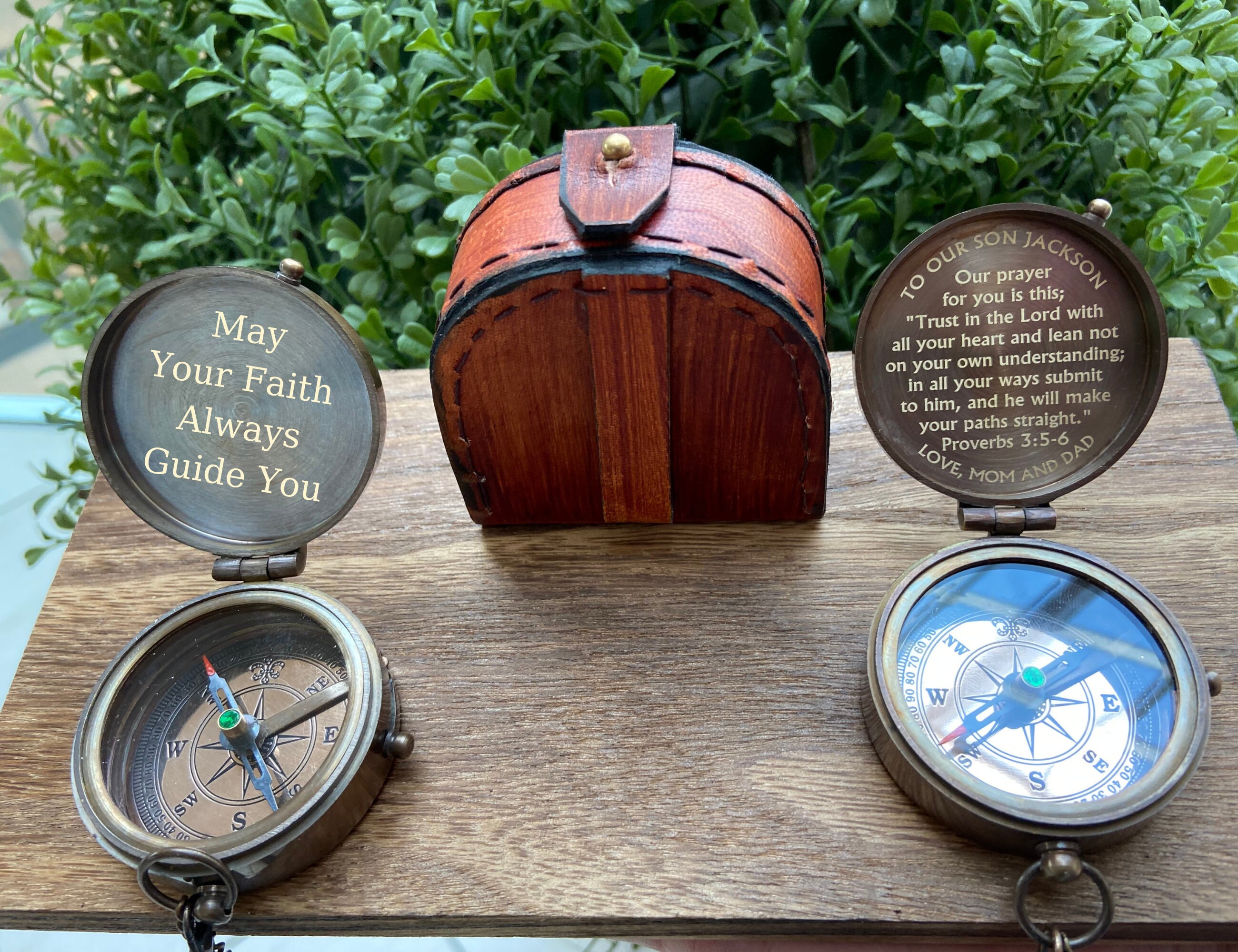 Baptism Compass, First Holy Communion Compass, Engraved Compass for ...