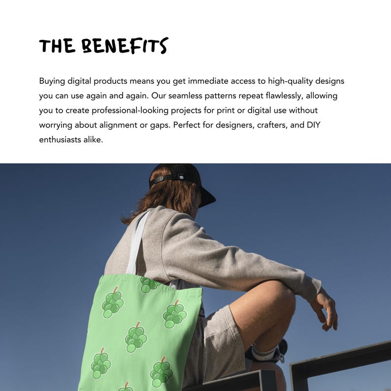 Sweet Vine Green Grape Seamless Pattern, Hand-drawn Fruit Digital Paper ...