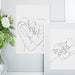 Double Trouble, Twin Babies Line Drawing, Nursery Prints, Baby Decor ...