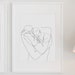 Double Trouble, Twin Babies Line Drawing, Nursery Prints, Baby Decor ...
