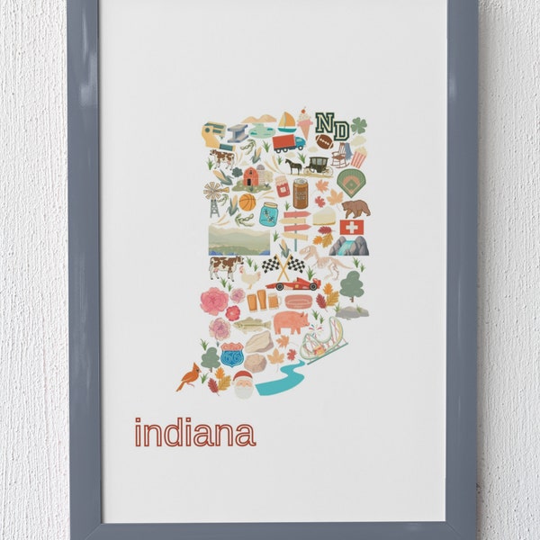 Indiana Art - Etsy