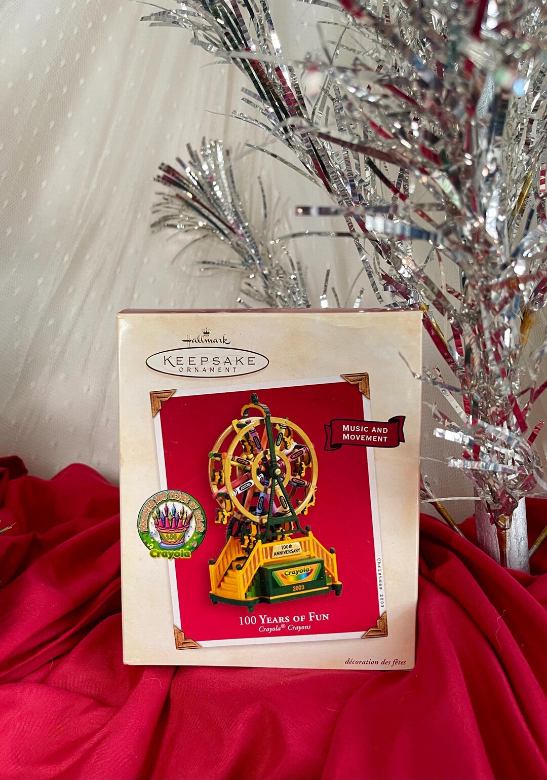 Crayola 100 Years of Fun Ferris Wheel Music Box Hallmark Keepsake ...