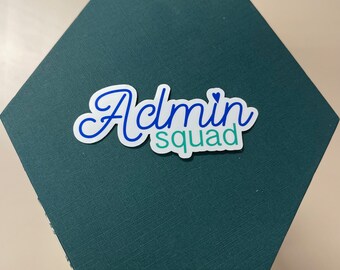 Admin Squad Sticker - Etsy