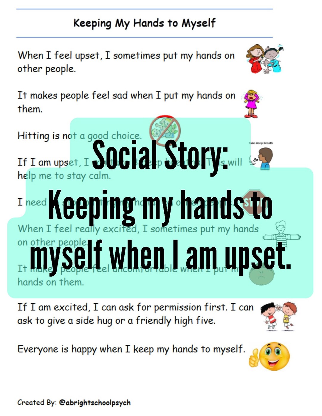 Instant Download, Social Stories, Social Stories for Autism, Social ...