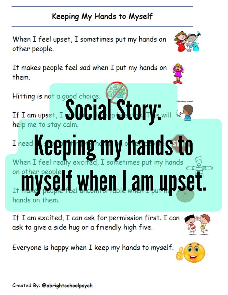 Instant Download, Social Stories, Social Stories for Autism, Social ...