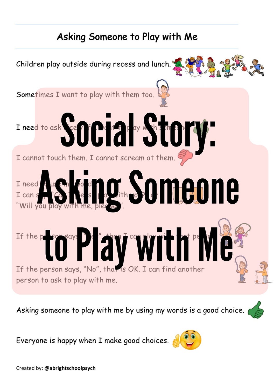 Instant Download, Social Stories, Autism, Classroom Resources, Special ...