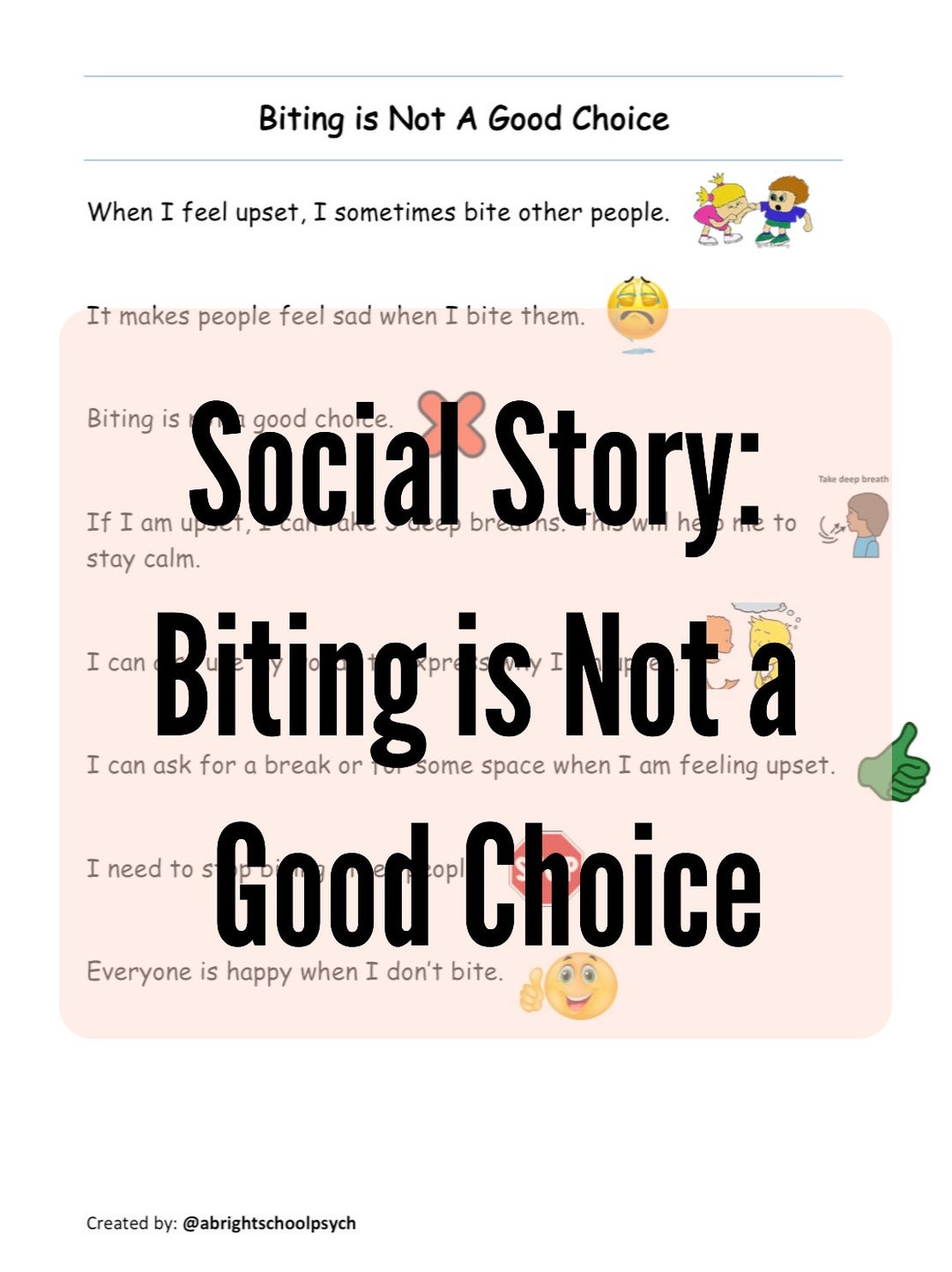 Instant Download, Social Stories, Autism, Classroom Resources, Special ...