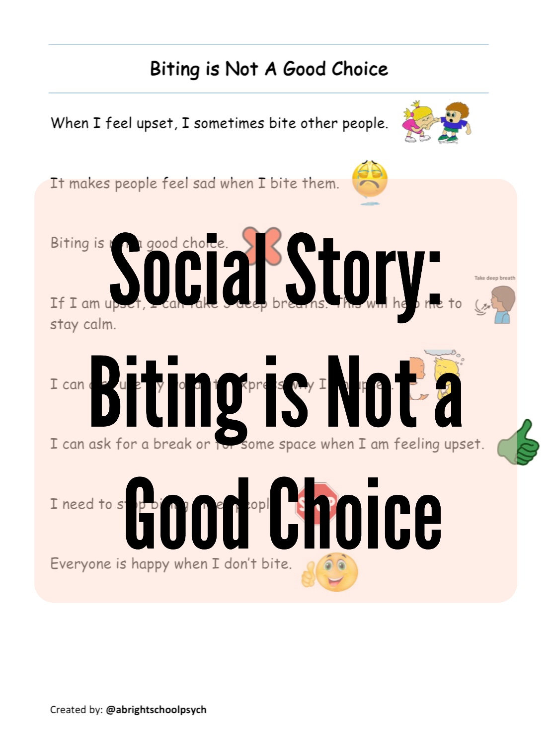 Instant Download, Social Stories, Autism, Classroom Resources, Special ...