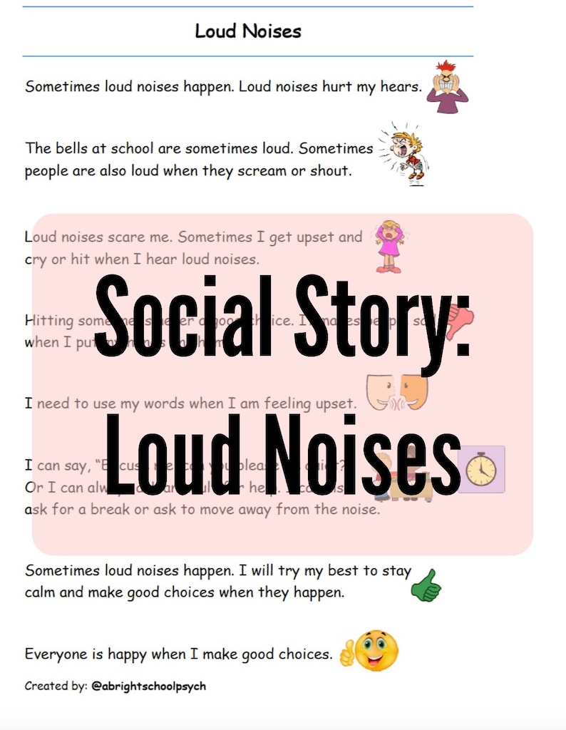 Instant Download, Social Stories, Autism, Classroom Resources, Special ...