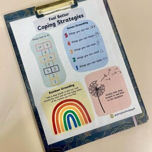 Instant Download Print Ready Coping Skills Visuals Calming Corner ...