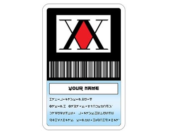 Hunter License Credit Card Sticker - Etsy