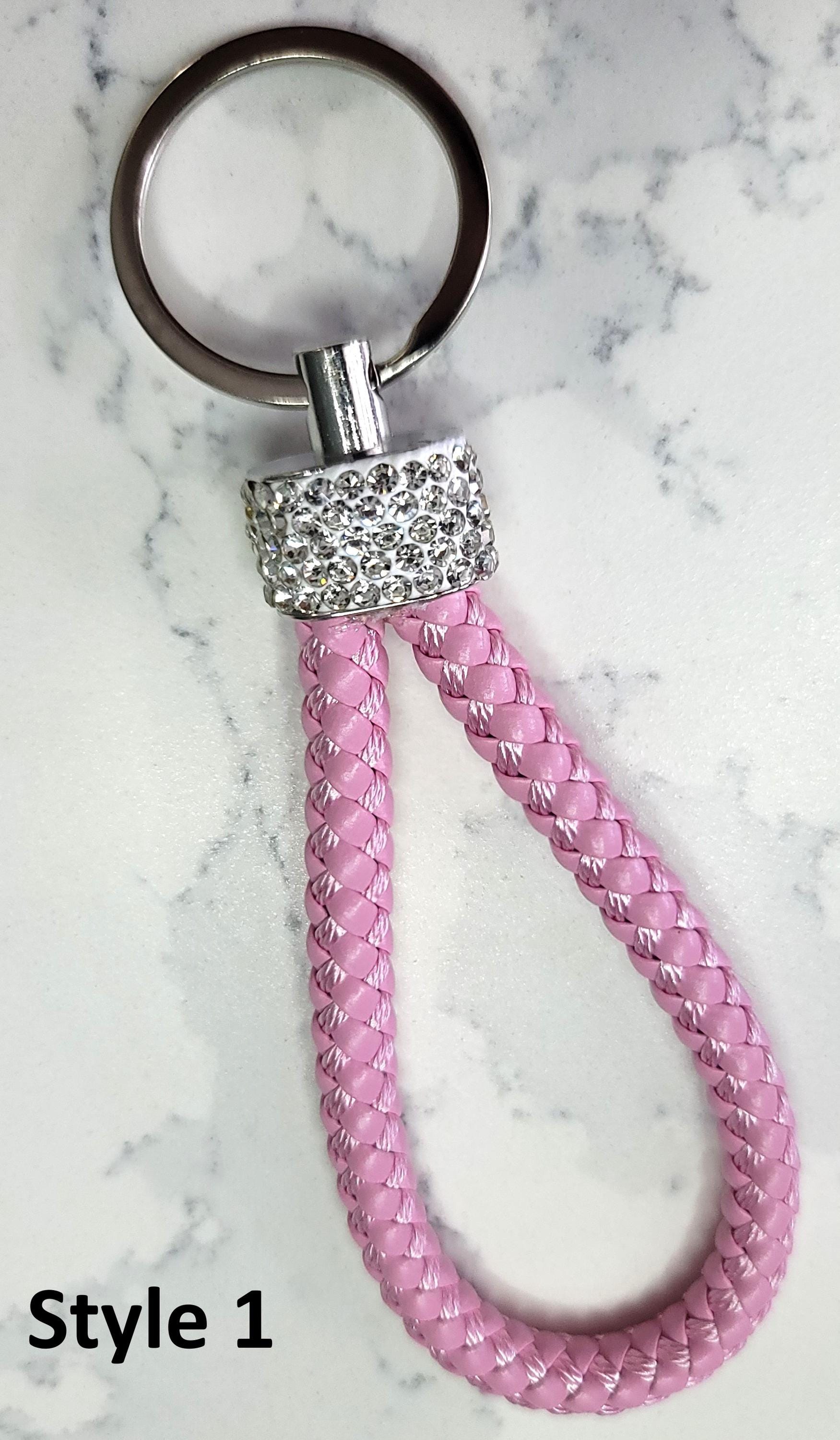 Rhinestone Wristlet Keychain | Bling Wristlet | Rhinestone Strap Key ...
