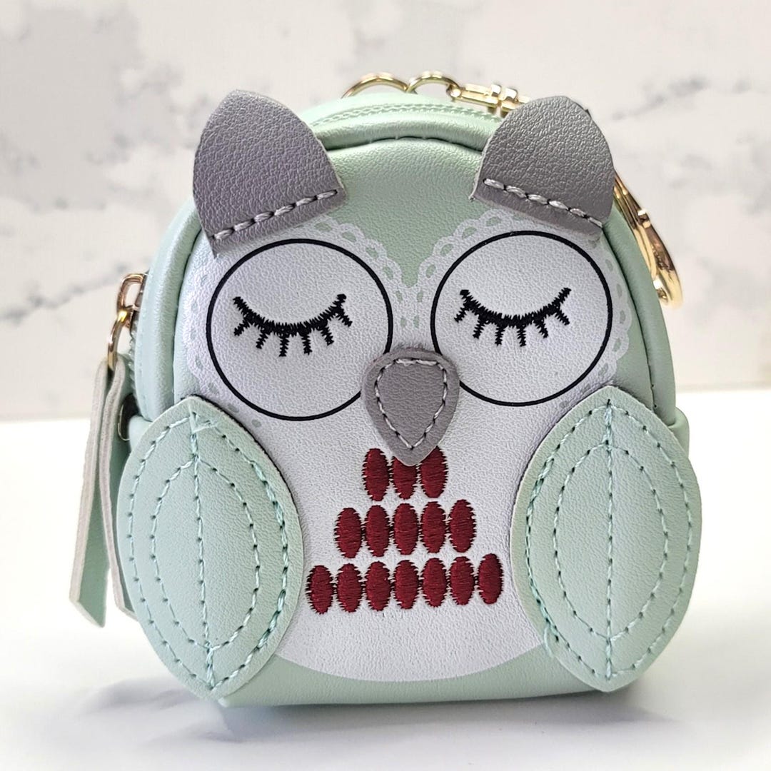 Mini Purse Keychain | Tiny Handbag Keychain | Owl Purse Keychain ...
