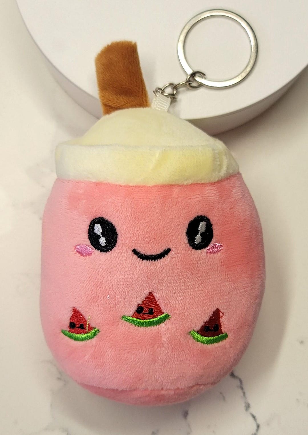 Boba Tea Plush Keychain | Boba Keychain | Boba Tea Plush Charm | Boba ...