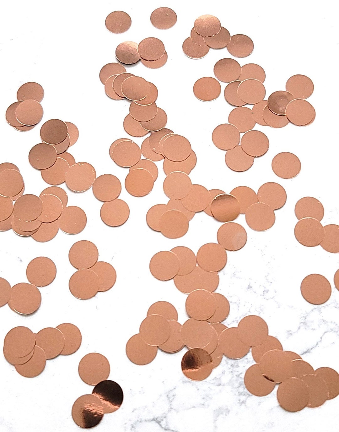 Rose Gold Metallic Confetti Baby Shower Confetti Birthday Party ...