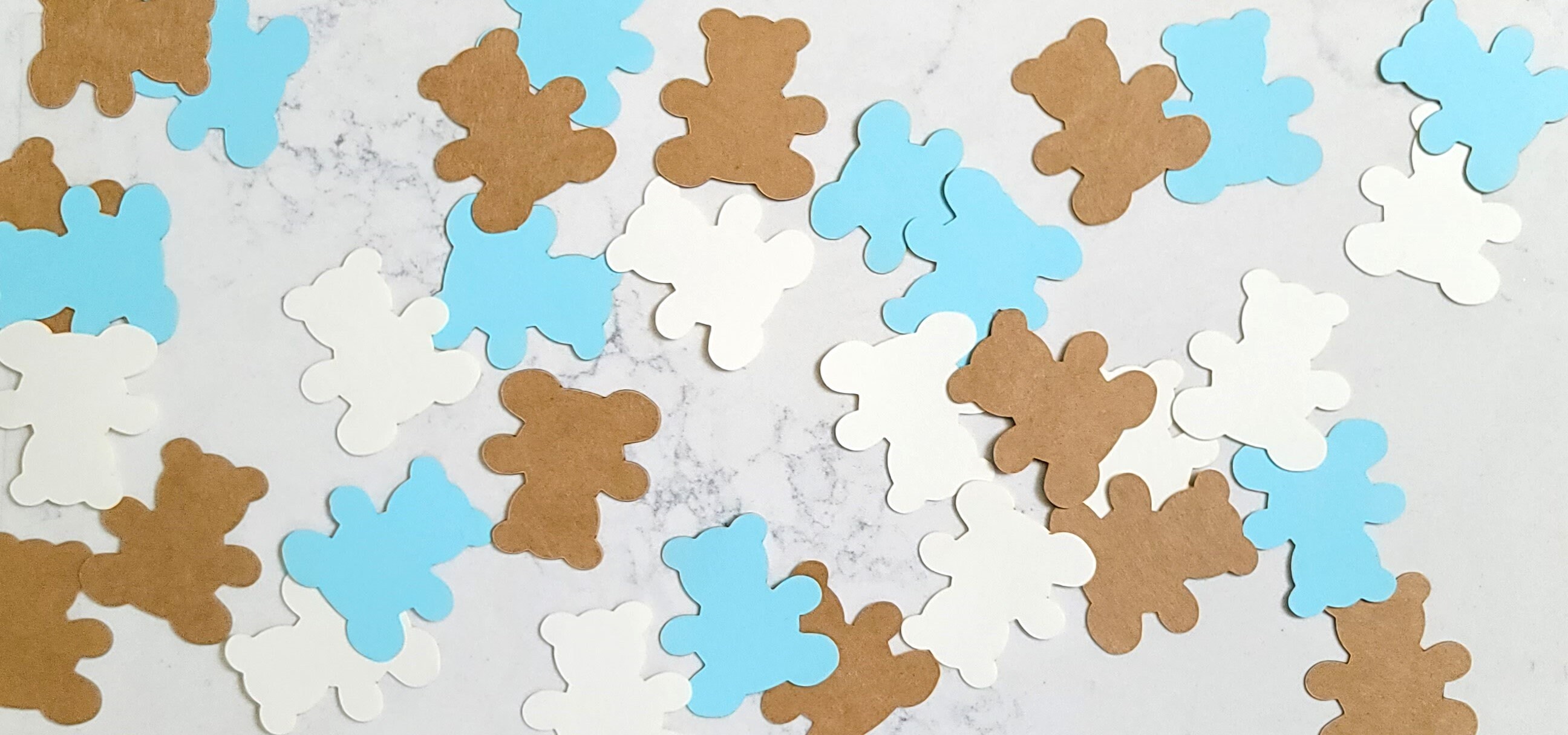 Teddy Bear Confetti Baby Shower Boy Baby Shower Baby - Etsy