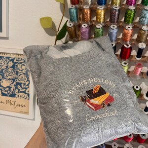 Stars Hollow Connecticut Sweatshirt, Stars Hollow Embroidered ...