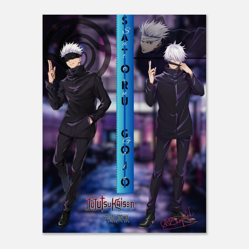 Jujutsu Kaizen Satoru Gojo Poster/ Premium Quality Matte Poster/ Anime ...