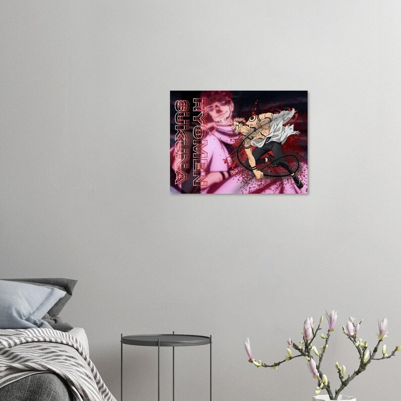 Jujutsu Kaizen Ryomen Sukuna Poster - Etsy
