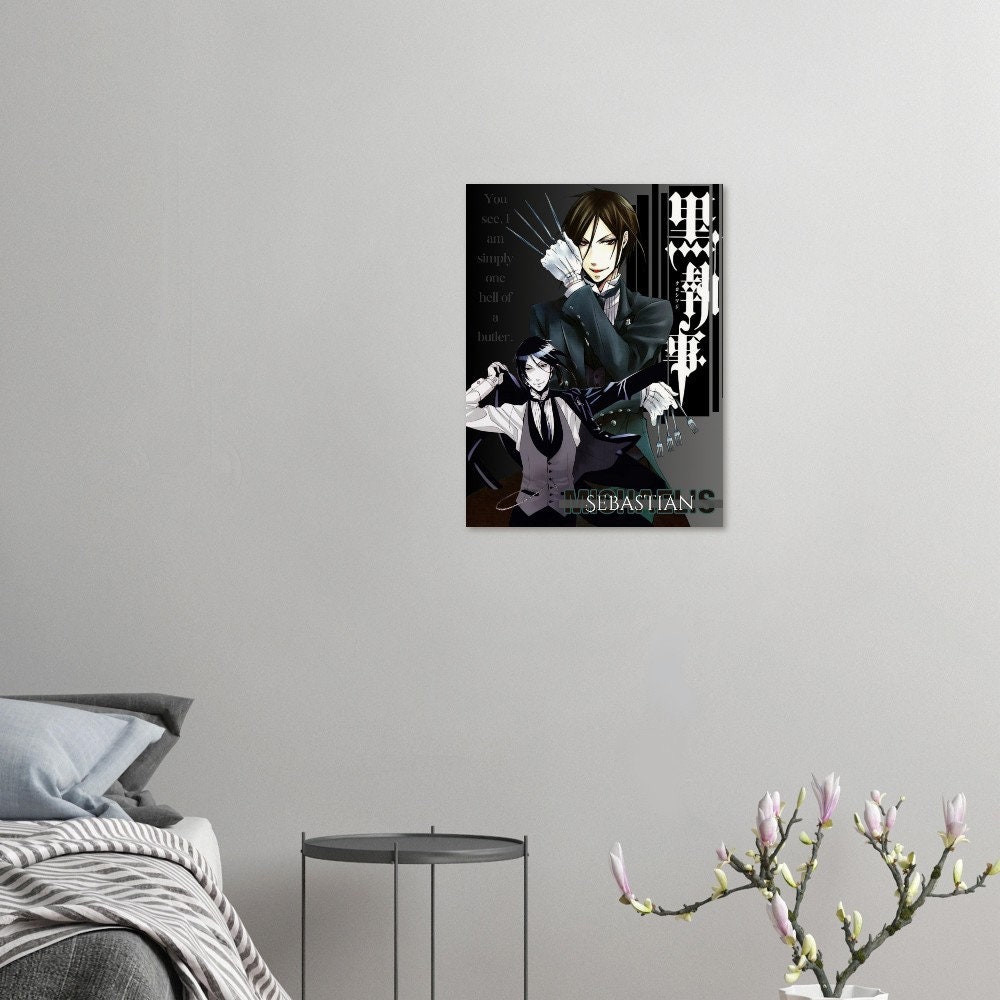 Black Butler Sebastian Michaelis Poster/ Premium Quality Semi Gloss ...
