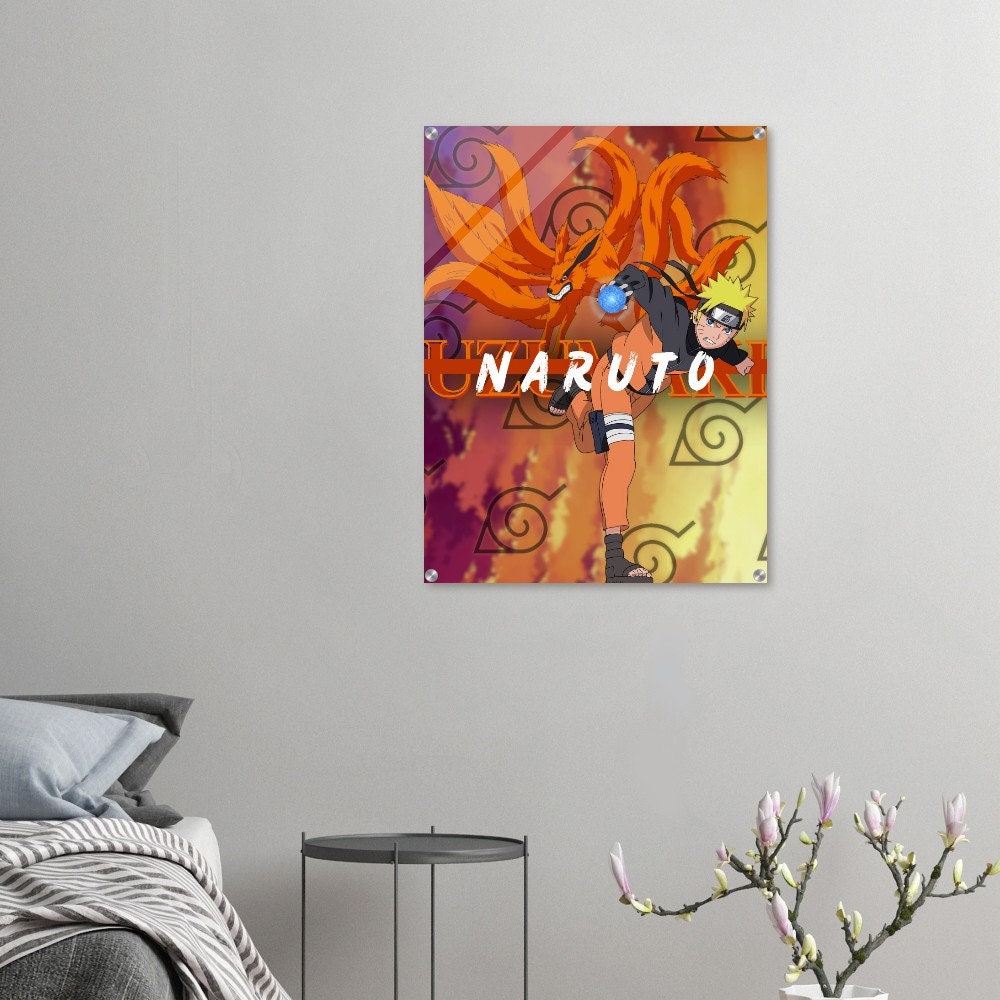 Naruto Uzumkai Naruto Shippuden Poster/ Acrylic Print/ Glass Print ...