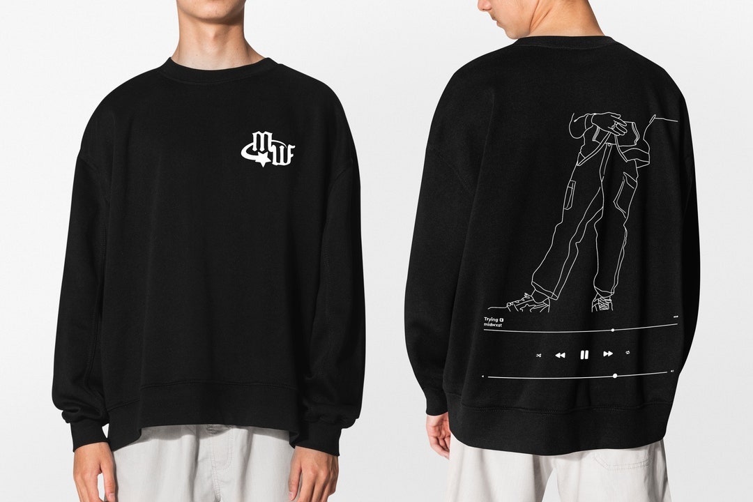 Midwxst Crewneck Trying Midwxst Crewneck Midwxst Merch Song - Etsy